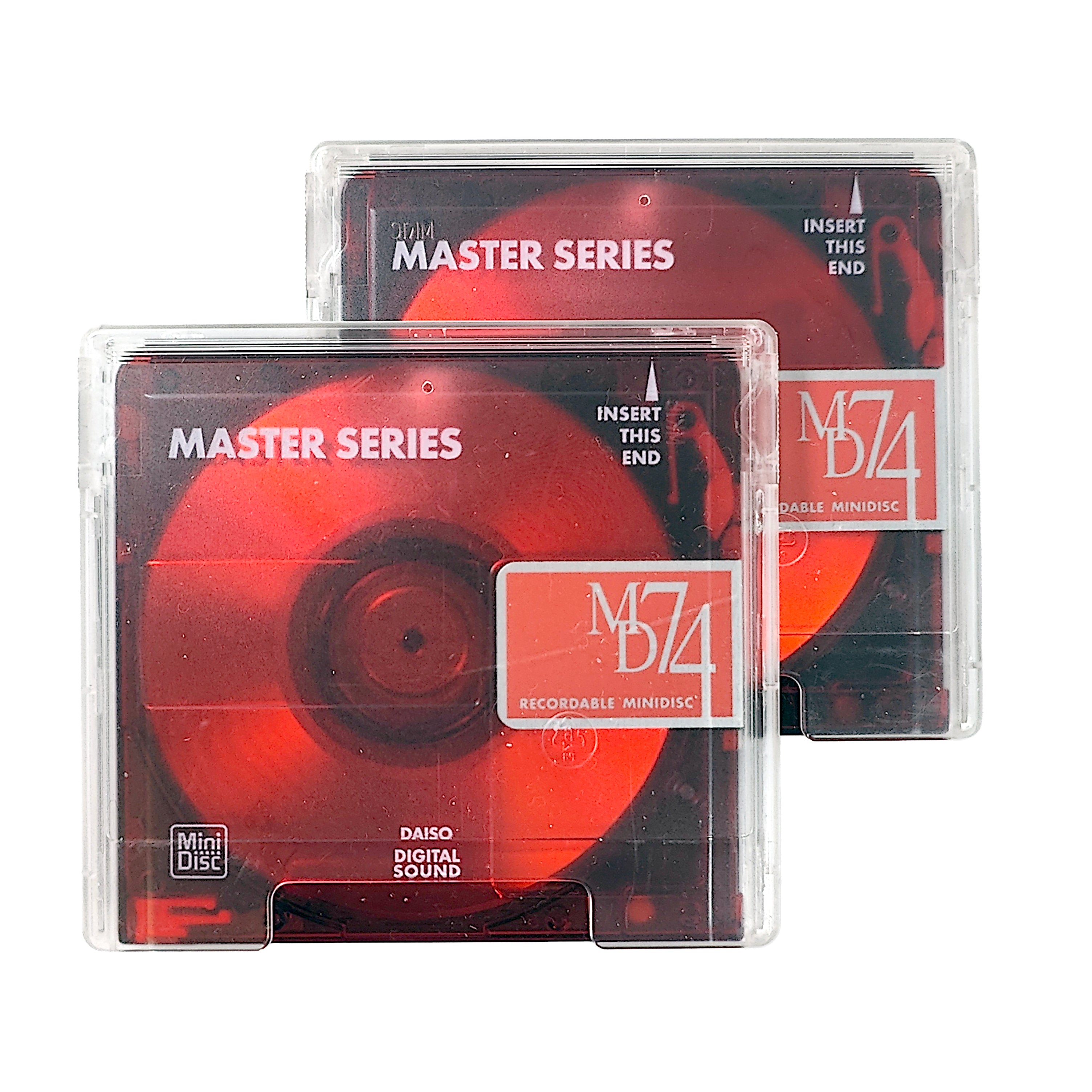 Daiso Master Series 74 Minute MiniDisc 2 Pack – Hallam & Price